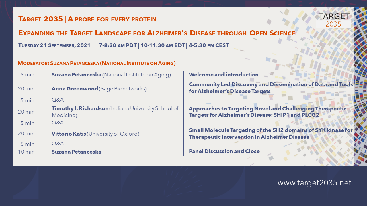 Target 2035 Monthly Webinar: Expanding the Target Landscape for ...